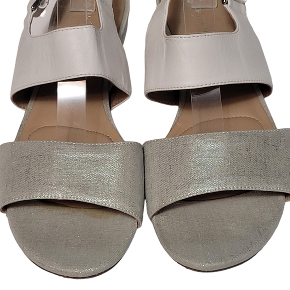 Naturalizer | Shoes | Naturalizer Silver White Leather Lanna N5 Comfort ...